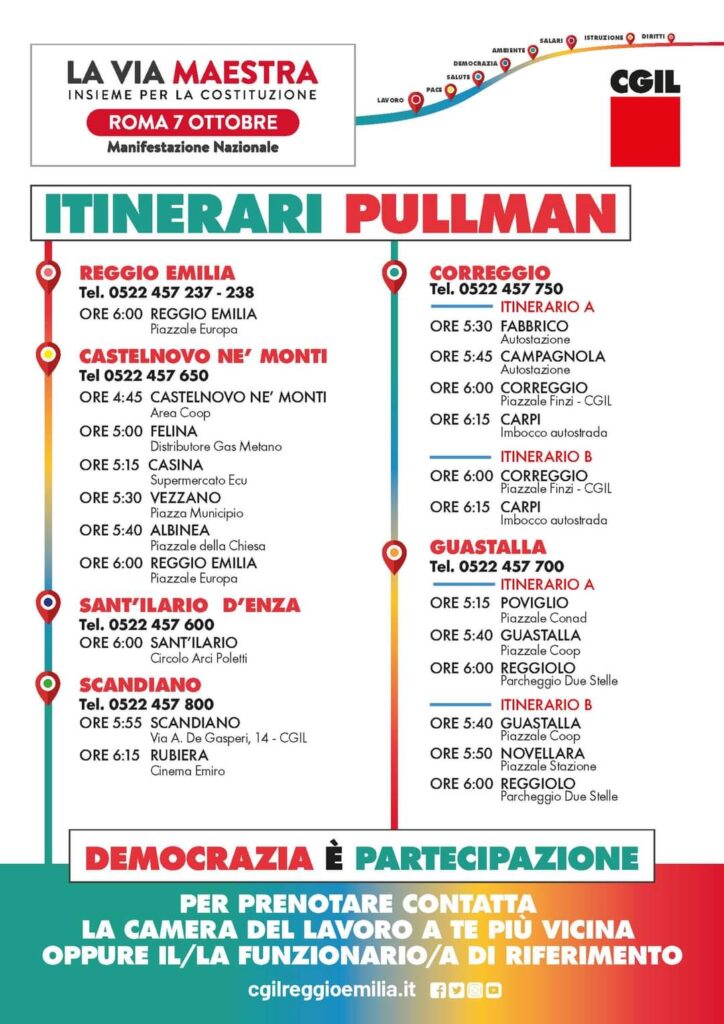 LA VIA MAESTRA – Itinerari pullman – Associazione Nazionale Partigiani ...